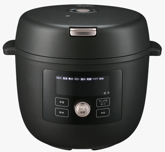 TIGER タイガー魔法瓶 COK-B400-KM(マットブラック) 電気圧力鍋＜TIGER COOKPOT＞ 4〜6人用