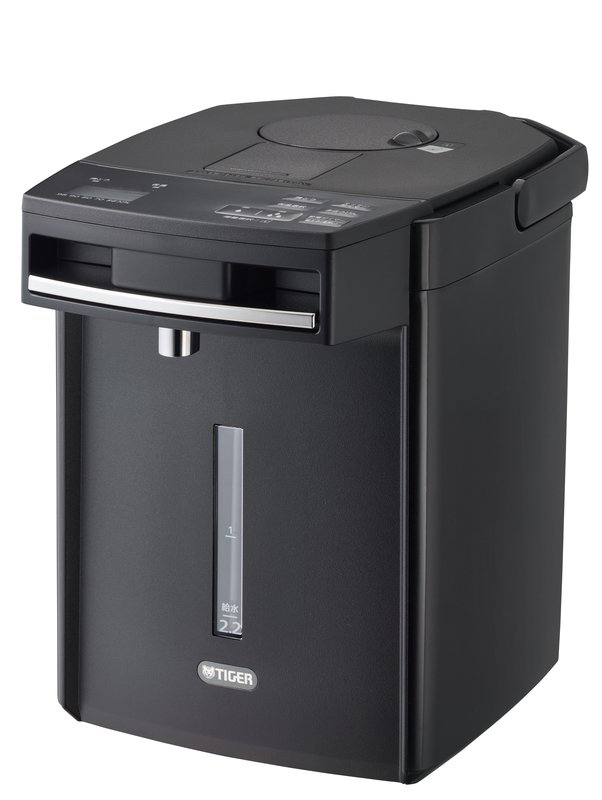 TIGER タイガー魔法瓶 PIM-H220-KE(アーバンブラック) 蒸気レスVE電気まほうびん とく子さん 2.2L