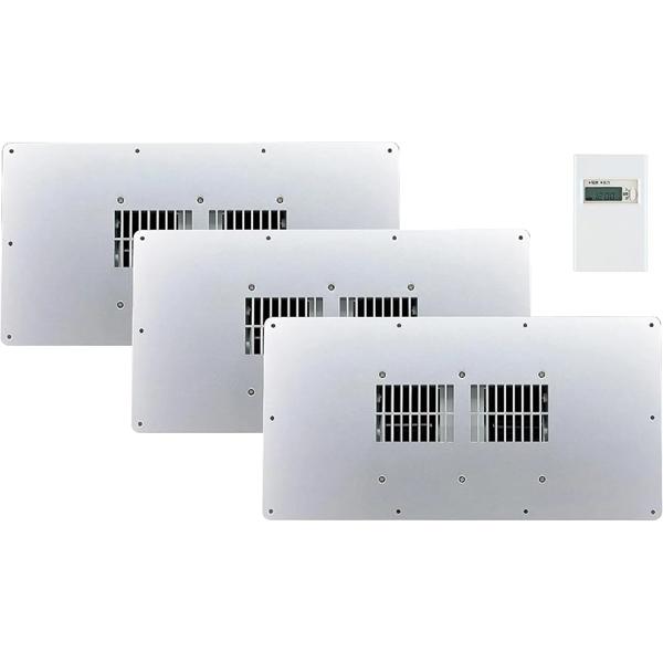 TSK 高須産業 TF-350S 天井裏・床下換気扇 基本セット(TF-350×3台/TSK-TY1×1台)【高静圧シロッコファン】