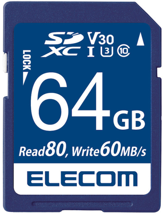 ELECOM エレコム データ復旧SDXCカード(UHS-I U3 V30) 64GB MF-FS064GU13V3Rの通販はau PAY マーケット - ムラウチドットコム | au PAY ...