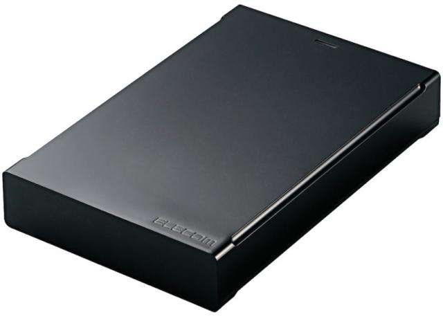 エレコム ELECOM Portable Drive USB3.2(Gen1) 2TB Black/スマートフォン用 ELP-SHU020UBK｜PCソフト