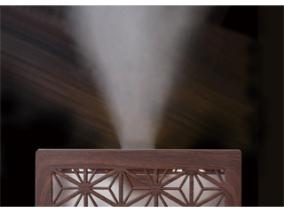 TEKNOS テクノス EL-C35L(DB)組子調 超音波加湿器 3.5L（木目ダークブラウン）