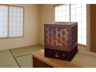 TEKNOS テクノス EL-C35L(DB)組子調 超音波加湿器 3.5L（木目ダークブラウン）