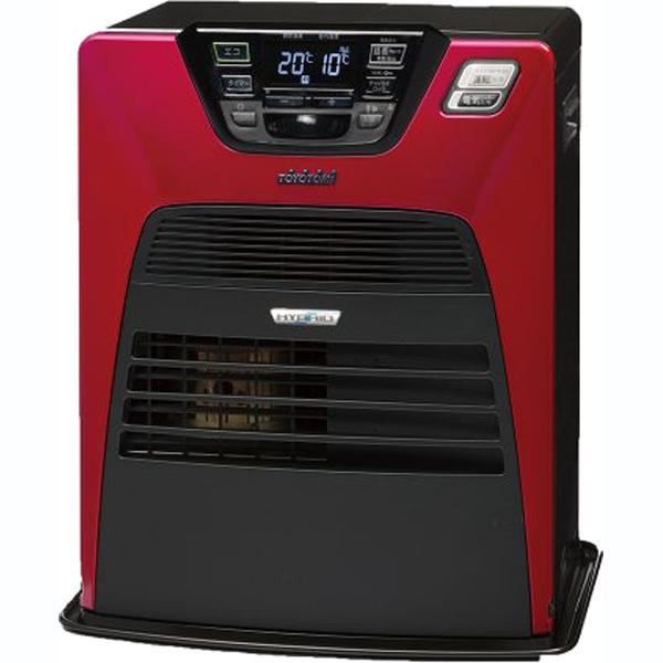 TOYOTOMI トヨトミ LC-SHB40N(R) 石油ファンヒーター ハイブリッド暖房 ＋人感センサー ディープレッド