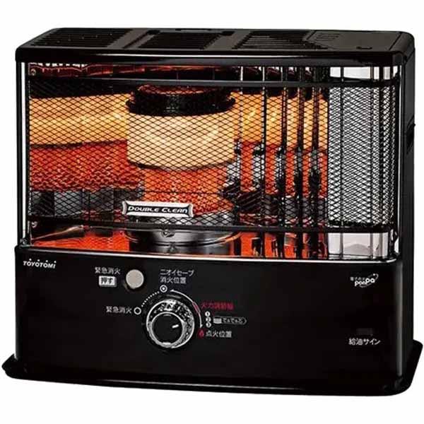 TOYOTOMI トヨトミ RC-W3624-B 反射型石油ストーブ「ダブルクリーン」