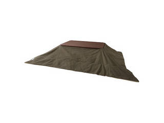 東谷 ROOM ESSENCE 薄掛け こたつふとん 長方形 190×230cm 撥水加工 帆布 カーキ KK-162KH