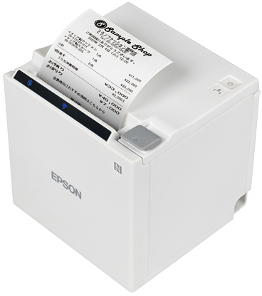 EPSON エプソン キャンセル不可 レシートプリンター/80mm・58mm/USB・有線LAN・Bluetooth/電源同梱/ホワイト TM302-613W