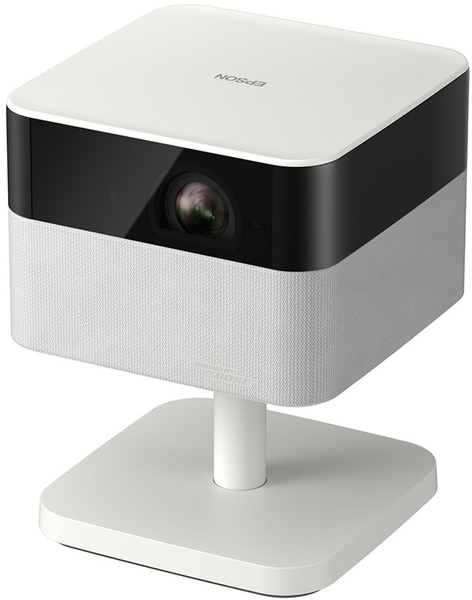 EPSON エプソン 家庭用プロジェクター/コンパクトモデル/700lm/3LED(3原色LED)/Full HD/フット付き/ホワイト EF-71