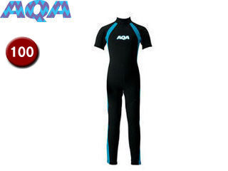 AQA エーキューエー KW4505A-5810 キッズスーツ シーガルII 【100】 （ブラック×ライトブルー）