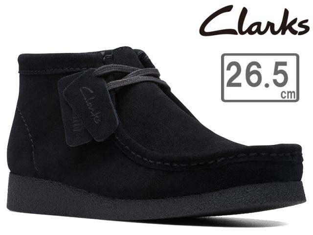 clarks クラークス 【メンズ】ワラビー EVO BT【ブラックスウェード】【UK8.5/26.5cm】26172823