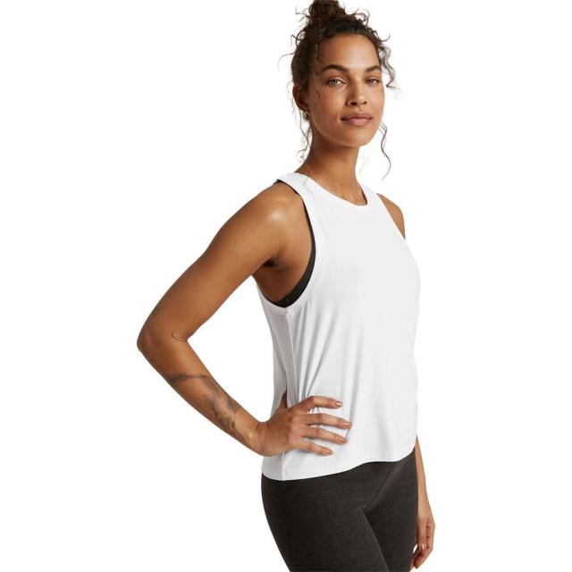 (取寄) ビヨンドヨガ レディース フェザーウェイト リバランス タンク トップ - ウィメンズ Beyond Yoga women Featherweight ReBalance Tank Top - Women's Cloud White