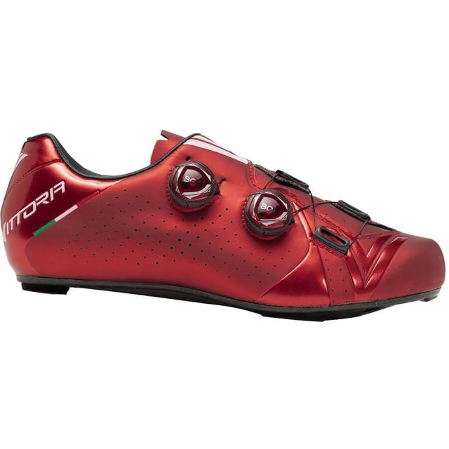 (取寄) ワイド サイクリング シューズ Vittoria Cycling Shoes Velar Wide Cycling Shoe Red