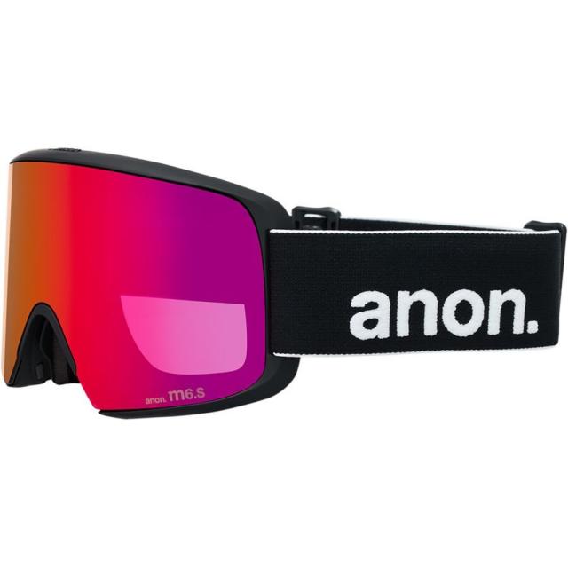 (取寄) アノン ゴーグルズ Anon M6S Goggles Black/Perceive Sunny Red