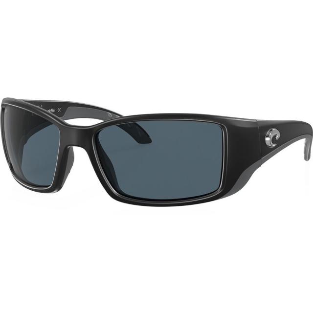 (取寄) コスタ ブラックフィン 580P ポーラライズド サングラス Costa Blackfin 580P Polarized Sunglasses Matte Black/Gray