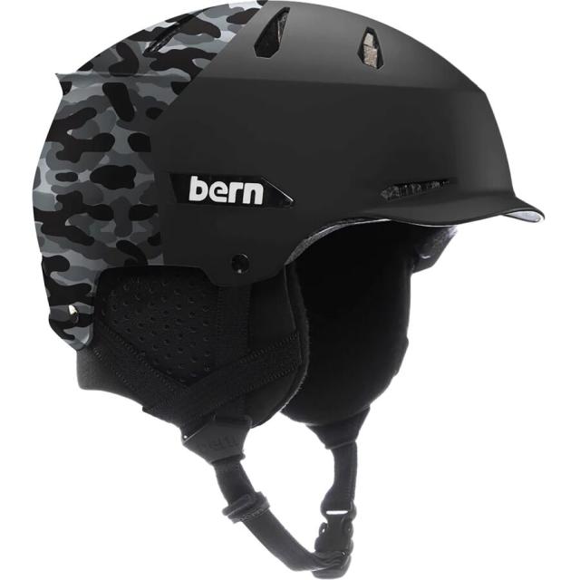 (取寄) バーン ヘンドリックス ミプス ヘルメット Bern Hendrix Mips Helmet Matte Black Camo Hatstyle