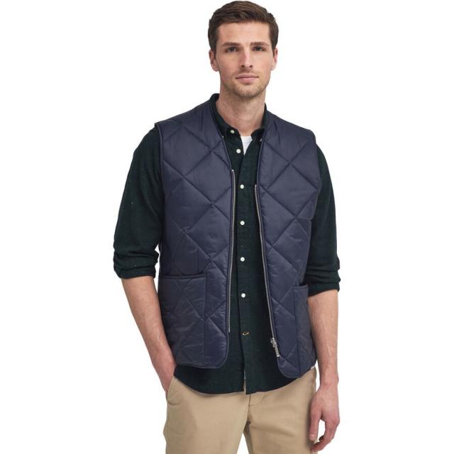 (取寄) バブアー メンズ ラージ ボックス キルテッド ライナー - メンズ Barbour men Large Box Quilted Liner - Men's Navy