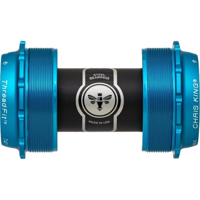 (取寄) クリスキング スレッドフィット T47-24x ボトム ブラケット Chris King ThreadFit T47-24x Bottom Bracket Turquoise