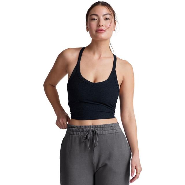 (取寄) ビヨンドヨガ レディース スペースダイ オン ザ アップ クロップド タンク - ウィメンズ Beyond Yoga women Spacedye On The Up Cropped Tank - Women's Darkest Night