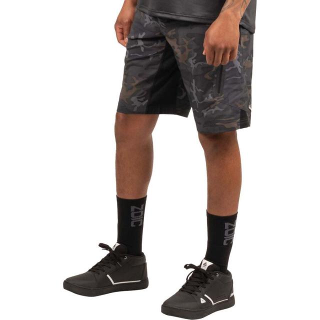 (取寄) ゾイック メンズ エーテル カモ ショート + エッセンシャル ライナー - メンズ ZOIC men Ether Camo Short + Essential Liner - Men's Black Ops