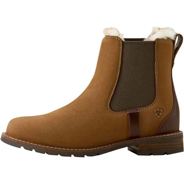 (取寄) アリアット レディース ウェックスフォード シェルパ ウォータープルーフ チェルシー ブーツ - ウィメンズ Ariat women Wexford Sherpa Waterproof Chelsea Boot - Women's Amber Brown
