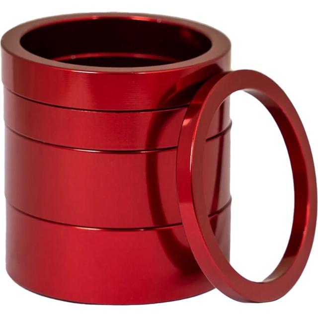 (取寄) クリスキング ヘッドセット スペーサー キット Chris King Headset Spacer Kit Red