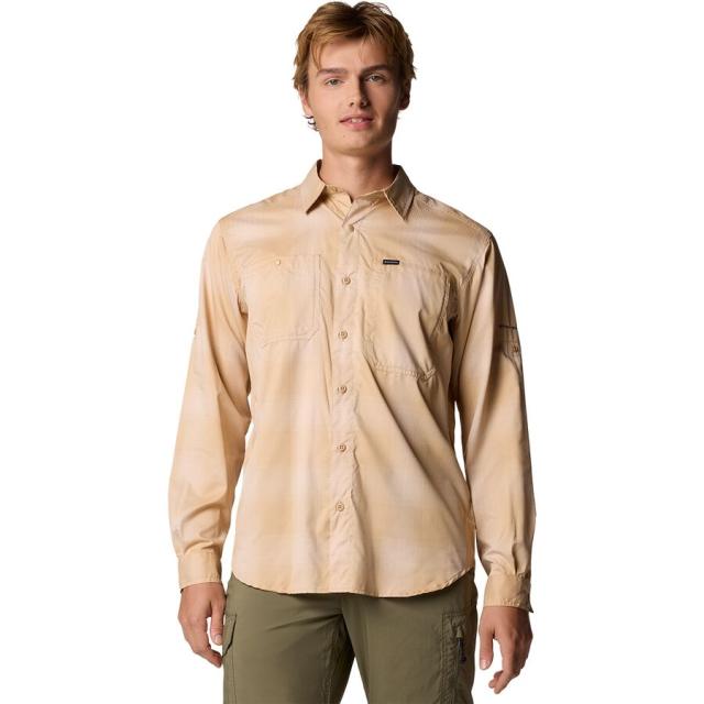 (取寄) コロンビア メンズ シルバー リッジ ユーティリティ ライト プレイド ロング-スローブ シャツ - メンズ Columbia men Silver Ridge Utility Lite Plaid Long-Sleeve Shirt - Men's Canoe Large Blur Check