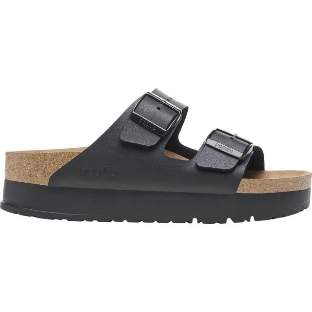(取寄) ビルケンシュトック レディース アリゾナ プラットフォーム ビーガン ナロー サンダル - ウィメンズ Birkenstock women Arizona Platform Vegan Narrow Sandal - Women's Black Birko-FlorLTD