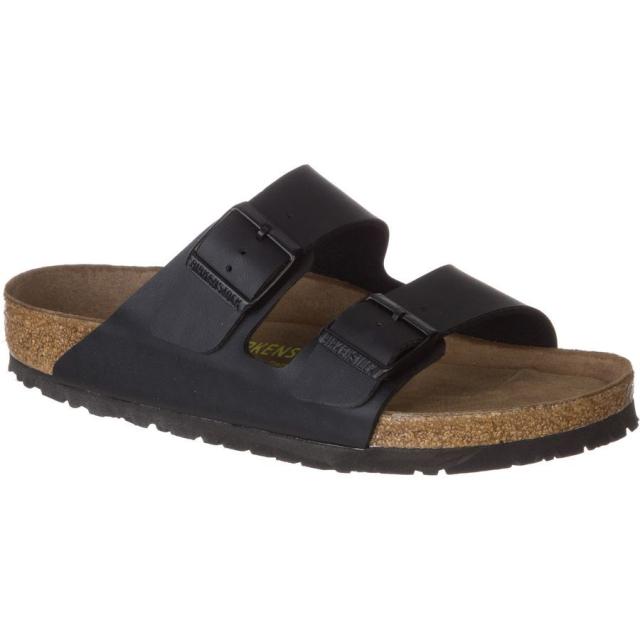 (取寄) ビルケンシュトック レディース アリゾナ ソフト フットベッド サンダル - ウィメンズ Birkenstock women Arizona Soft Footbed Sandal - Women's Black Birko-flor