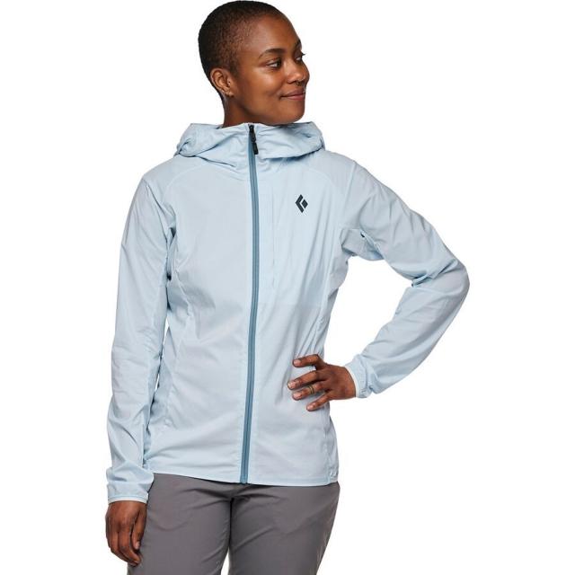 (取寄) ブラックダイヤモンド レディース アルパイン スタート フーデット ジャケット - ウィメンズ  women Alpine Start Hooded Jacket - Women's Belay Blue