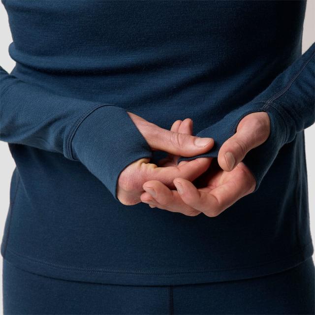 (取寄) バックカントリー メンズ RWS メリノ ベースレイヤー— 1/4-ジップ トップ - メンズ Backcountry men Cedars RWS Merino Mid-Wt Baselayer 1/4-Zip Top - Men's Midnight Blue