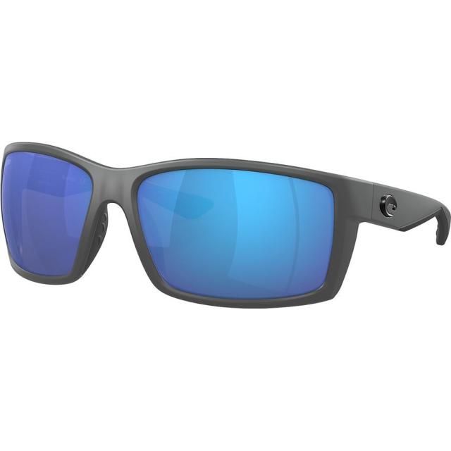 (取寄) コスタ リーフトン 580P ポーラライズド サングラス Costa Reefton 580P Polarized Sunglasses Matte Gray Frame/Blue Mirror 580P