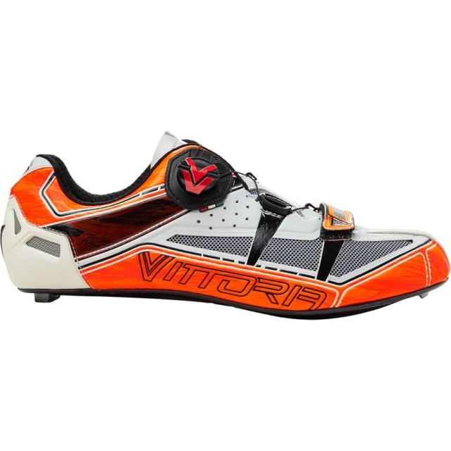 (取寄) V スピリット エボ サイクリング シューズ Vittoria Cycling Shoes V Spirit Evo Cycling Shoe White/Orange