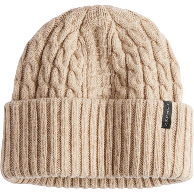 (取寄) オータム ケーブル ニット ビーニー Autumn Cable Knit Beanie Natural