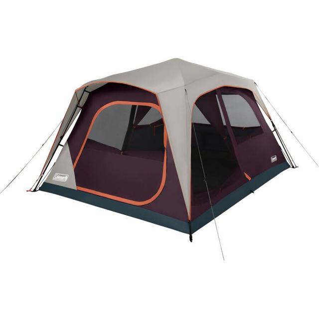 (取寄) コールマン スカイロッジ インスタント テント: 8-パーソン 3-シーズン Coleman Skylodge Instant Tent: 8-Person 3-Season Blackberry