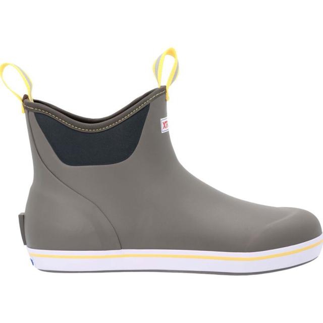 (取寄) エクストラタフ メンズ ラバー アンクル デック ワイド ブーツ - メンズ Xtratuf men Rubber Ankle Deck Wide Boot - Men's Gray