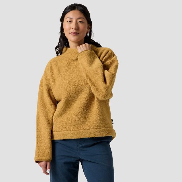 (取寄) バックカントリー レディース ワンダー モック-ネック トップ - ウィメンズ Backcountry women Wander Pile-Fleece Mock-Neck Top - Women's Bistre Combo