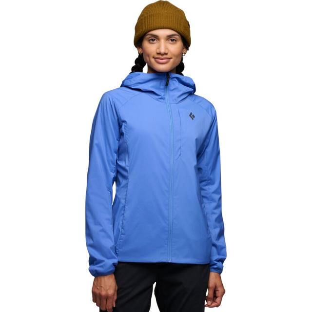 (取寄) ブラックダイヤモンド レディース ファインライン ストレッチ レイン シェル - ウィメンズ  women Fineline Stretch Rain Shell - Women's Clean Blue