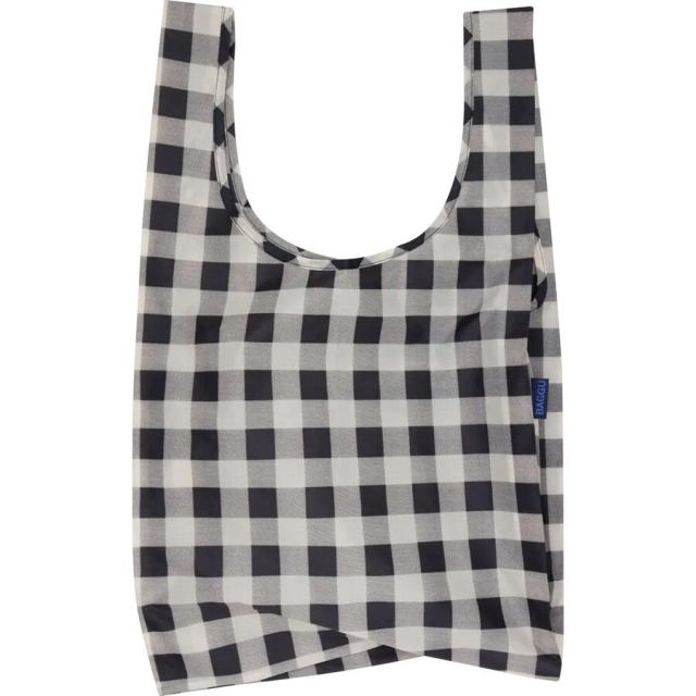 (取寄) バグー スタンダード バグゥ BAGGU Standard Baggu Black + White Big Check