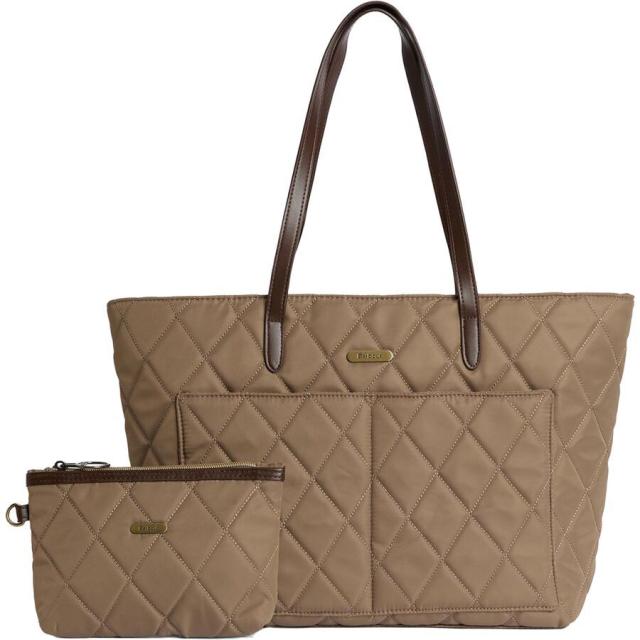 (取寄) バブアー キルテッド トート バッグ Barbour Quilted Tote Bag Sand