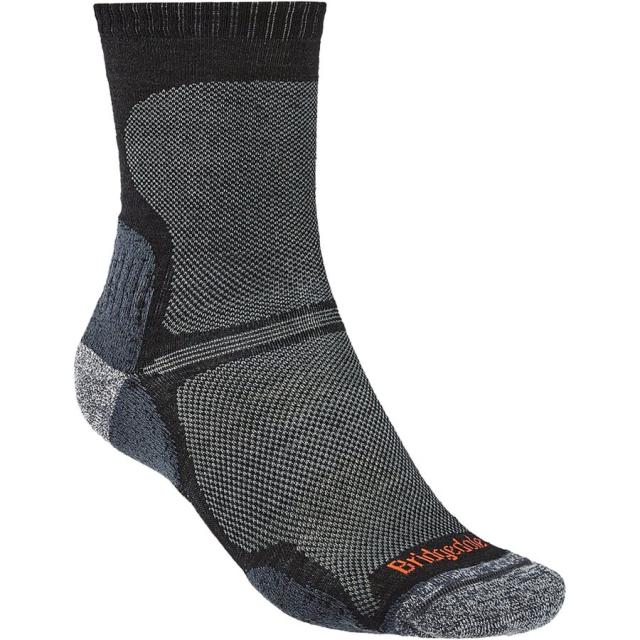 (取寄) ブリッジデール ハイク ウルトラライト メリノ エンデュランス クルー ソックス Bridgedale Hike Ultralight Merino Endurance Crew Sock Black