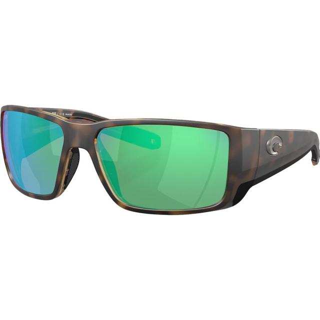 (取寄) コスタ ブラックフィン プロ 580G ポーラライズド サングラス Costa Blackfin Pro 580G Polarized Sunglasses Matte Tortoise/Green Mirror 580G
