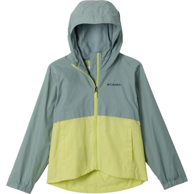 (取寄) コロンビア ガールズ レイン-ジラ リ ジャケット - ガールズ Columbia girls Rain-Zilla II Jacket - Girls' Crushed Blue/Neon Light
