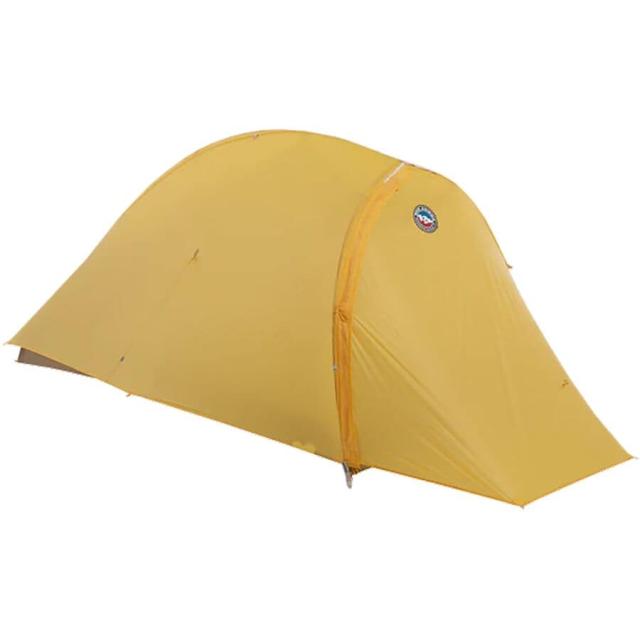 (取寄) ビッグアグネス フライ クリーク Hv UL1 バイクパック テント: 1-パーソン 3-シーズン Big Agnes Fly Creek HV UL1 Bikepack Tent: 1-Person 3-Season Yellow/Greige