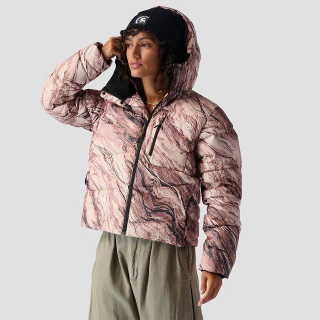 (取寄) バックカントリー レディース スタンスベリー アライド ダウン ジャケット - ウィメンズ Backcountry women Stansbury ALLIED Down Jacket - Women's Desert Stone Pink Print