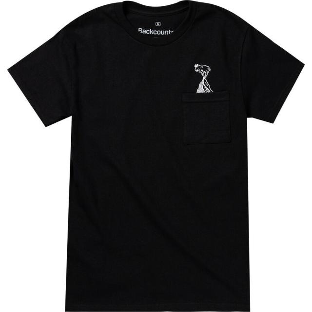 (取寄) バックカントリー ゴート ポケット T-シャツ Backcountry Goat Pocket T-Shirt Black