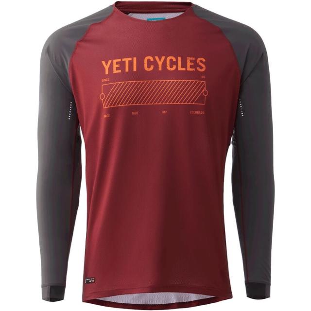 (取寄) イエティサイクルズ メンズ レネゲード ライド ロング-スローブ ジャージ - メンズ Yeti Cycles men Renegade Ride Long-Sleeve Jersey - Men's Syrah