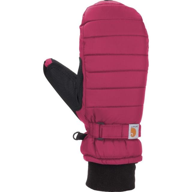 (取寄) レディース Wp インサレーテッド キルテッド ニット カフ ミトン - ウィメンズ Carhartt Gloves women WP Insulated Quilted Knit Cuff Mitten - Women's Crabapple