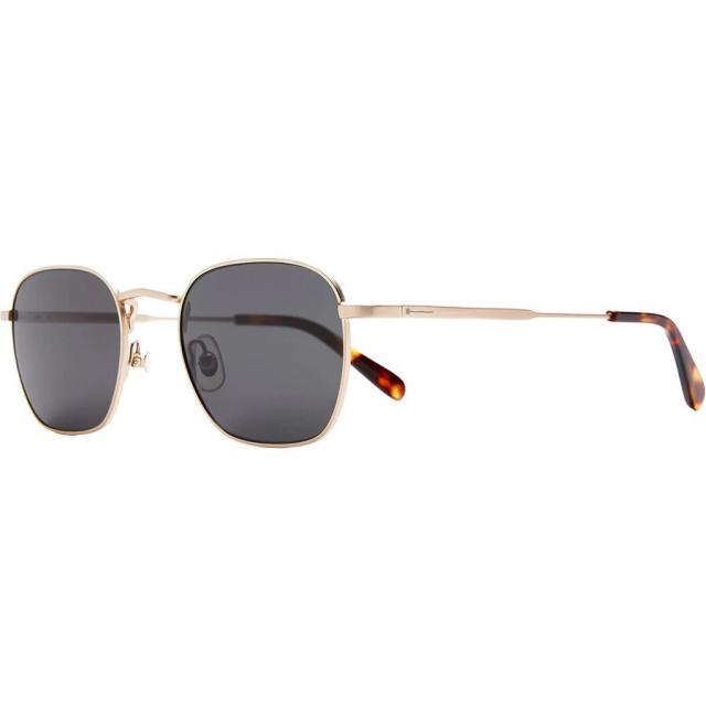 (取寄) ザ グルーブ パイロット ポーラライズド サングラス Crap Eyewear The Groove Pilot Polarized Sunglasses Brushed Gold & Tortoise Bio/Polarized Grey