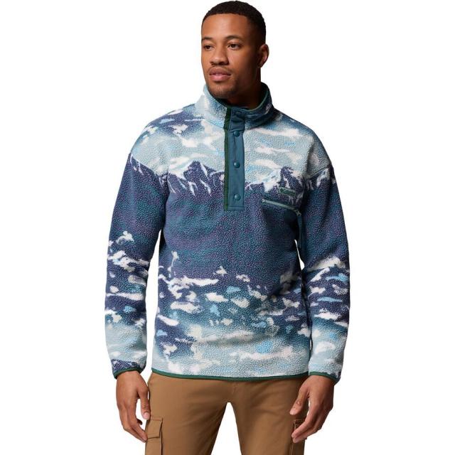(取寄) コロンビア メンズ ヘルベティア リ プリンテッド 1/2-スナップ フリース - メンズ Columbia men Helvetia II Printed 1/2-Snap Fleece - Men's Crushed Blue Sisters