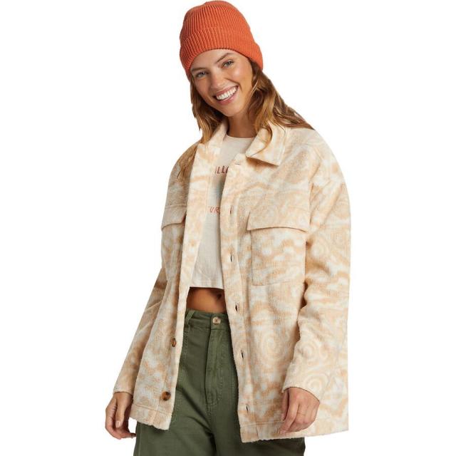 (取寄) ビラボン レディース ハッピー カンペール シャケット - ウィメンズ Billabong women Happy Camper Shacket - Women's Wet Sand